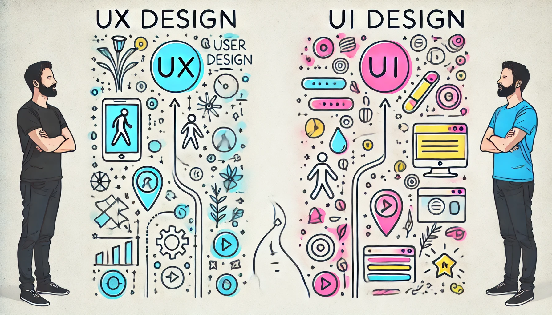 Understanding UX Design vs UI Design: Essentials and Differences ...